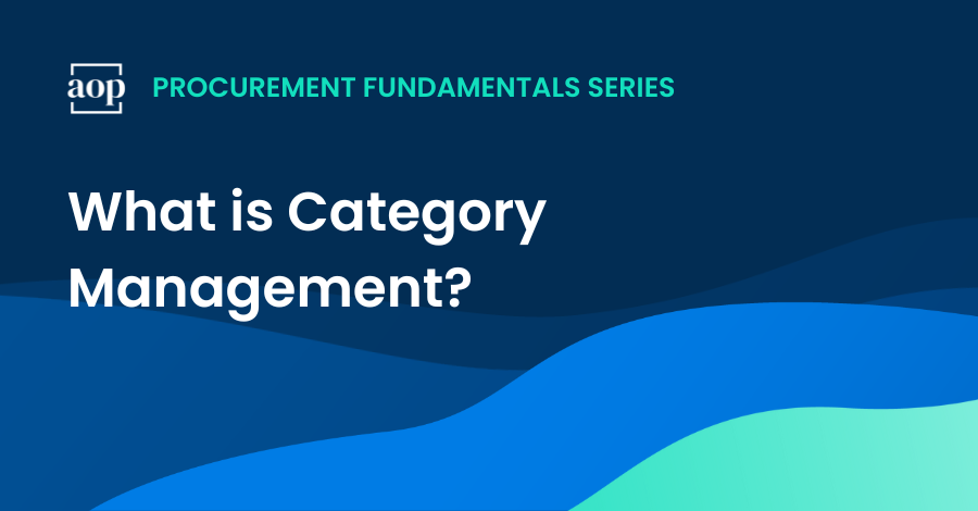 Category Management | AOP Best Practice Hub